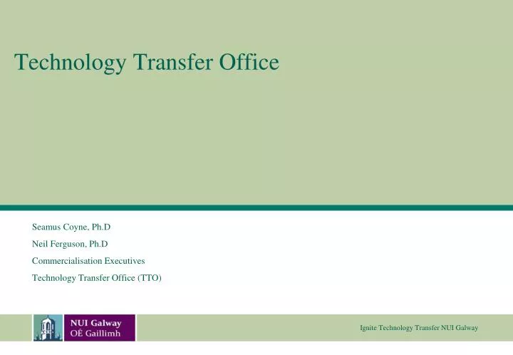PPT - Technology Transfer Office PowerPoint Presentation, free download ...