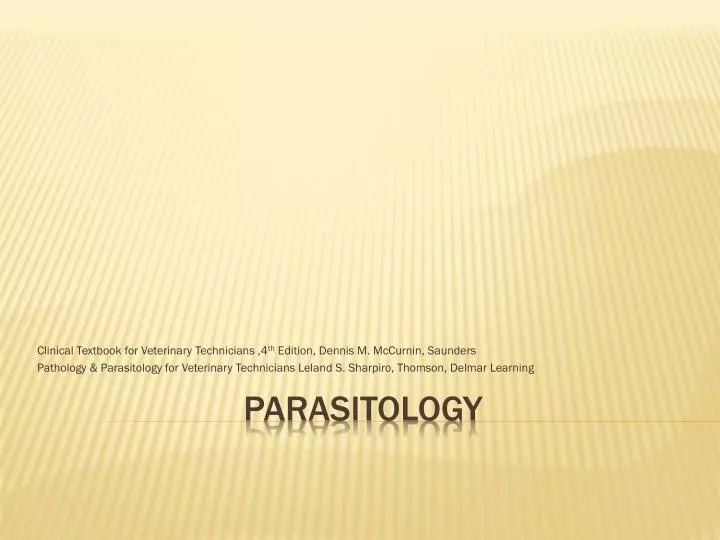 PPT - Parasitology PowerPoint Presentation, free download - ID:2015828