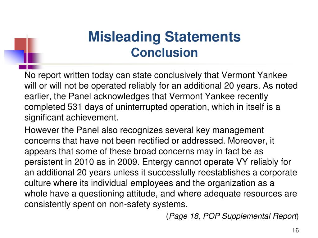 PPT - Vermont Yankee Public Oversight Panel Supplemental Report ...