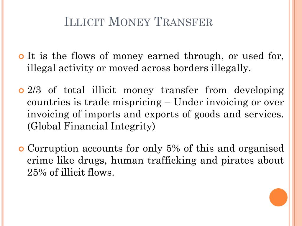 PPT - curbing illicit financial transfer: A Role for parliaments ...