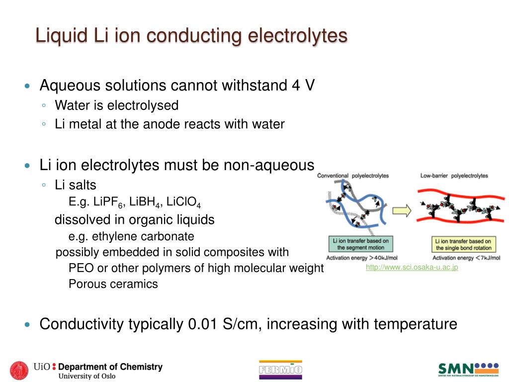 PPT - MENA 3200 Energy Materials Materials for Electrochemical Energy ...
