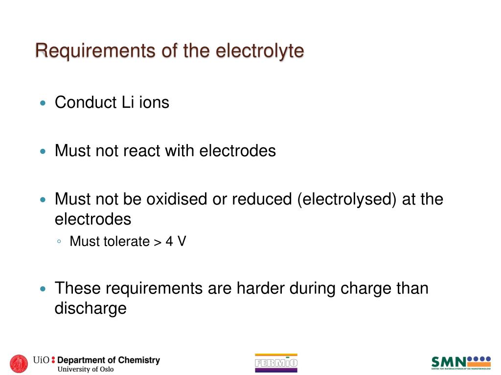 PPT - MENA 3200 Energy Materials Materials for Electrochemical Energy ...
