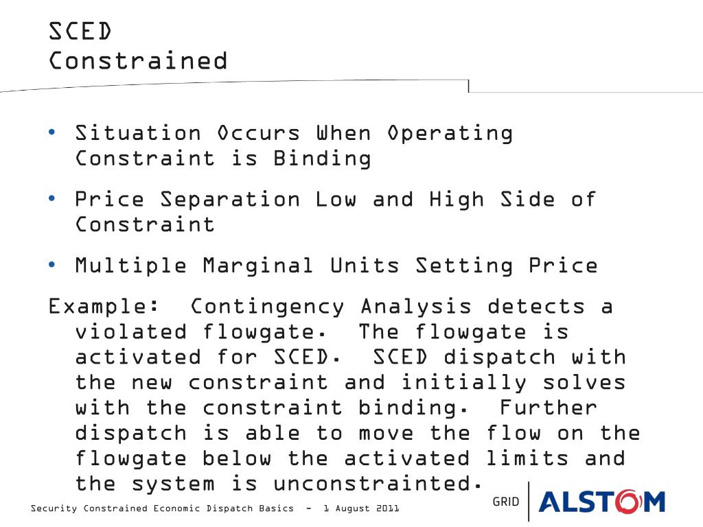Ppt Security Constrained Economic Dispatch Basics Powerpoint