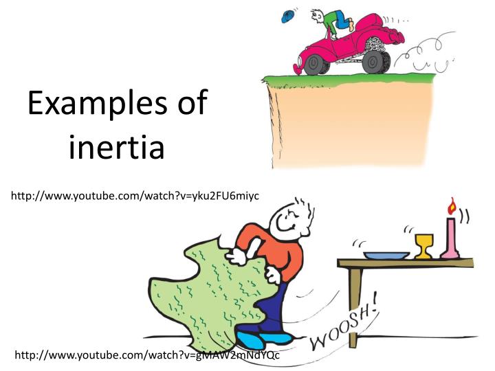 Law Of Inertia Examples