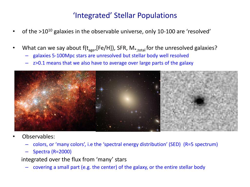 PPT - The Stellar Populations of Galaxies H.-W. Rix IMPRS Galaxies ...