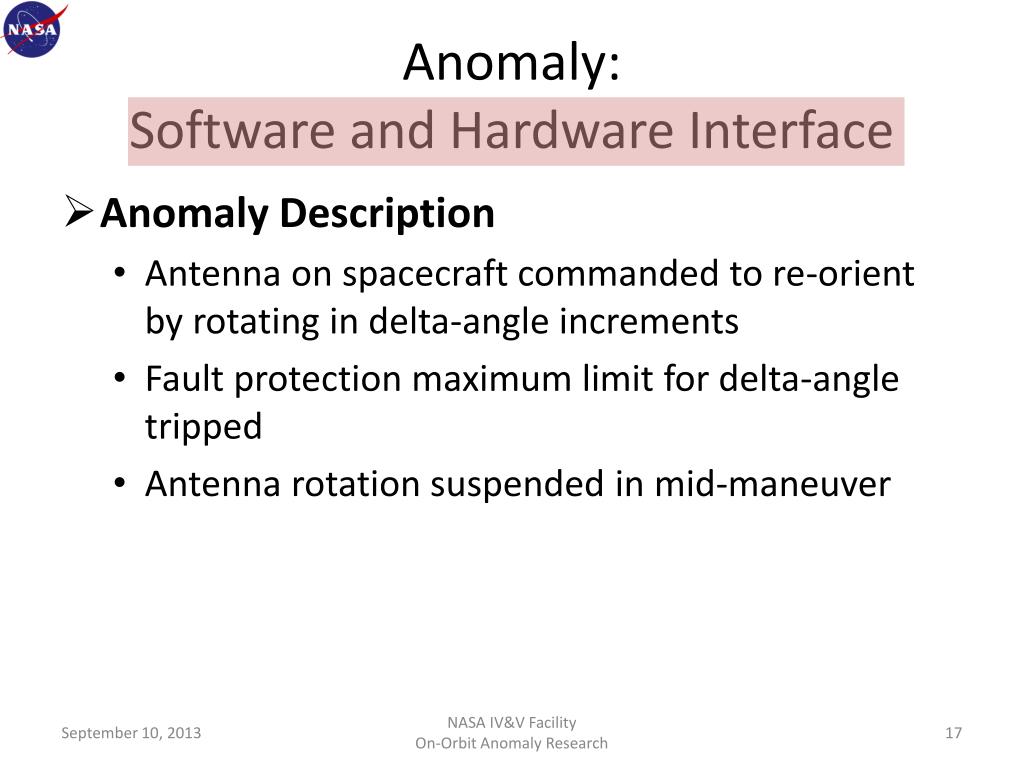 PPT - Lessons Learned From On-Orbit Anomaly Research On-Orbit Anomaly ...