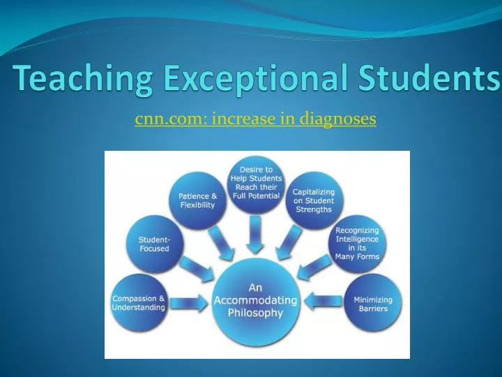 PPT - Teaching Exceptional Students PowerPoint Presentation, free ...