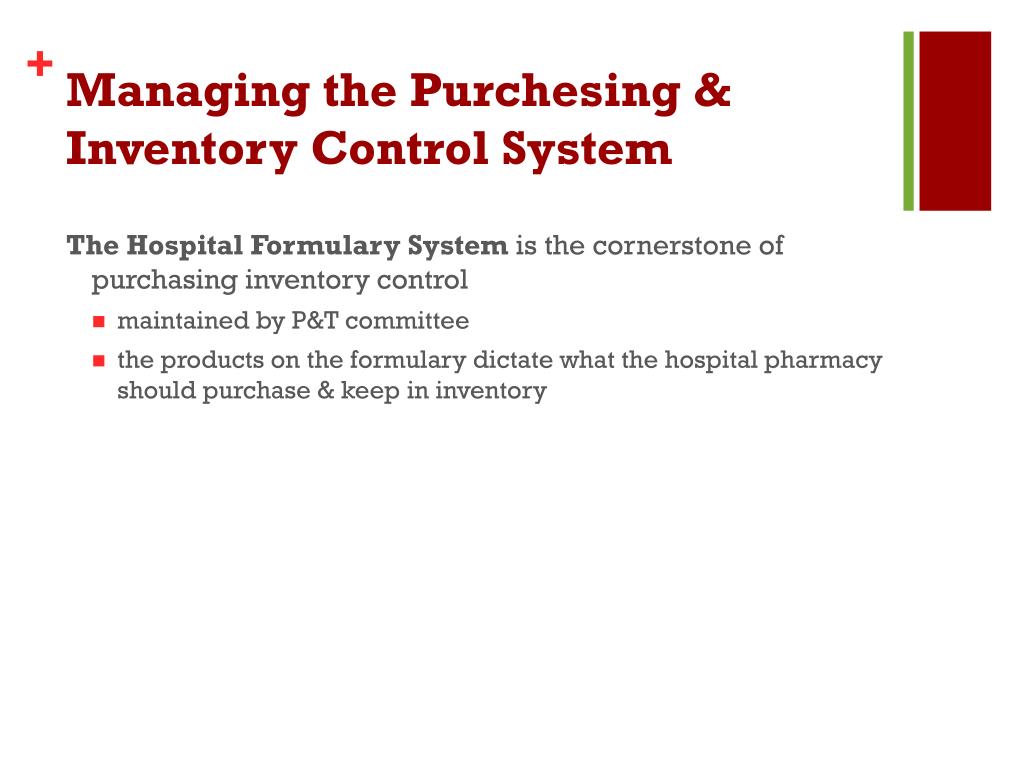 PPT - Hospital Pharmacy Part -3 PowerPoint Presentation, free download ...