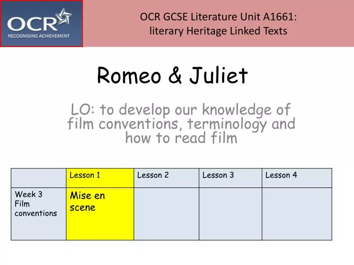 PPT - Romeo & Juliet PowerPoint Presentation, free download - ID:2019213