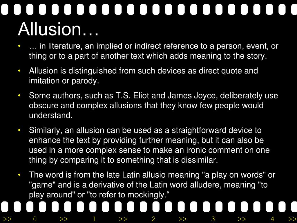 PPT - The art of Allusions PowerPoint Presentation, free download - ID ...