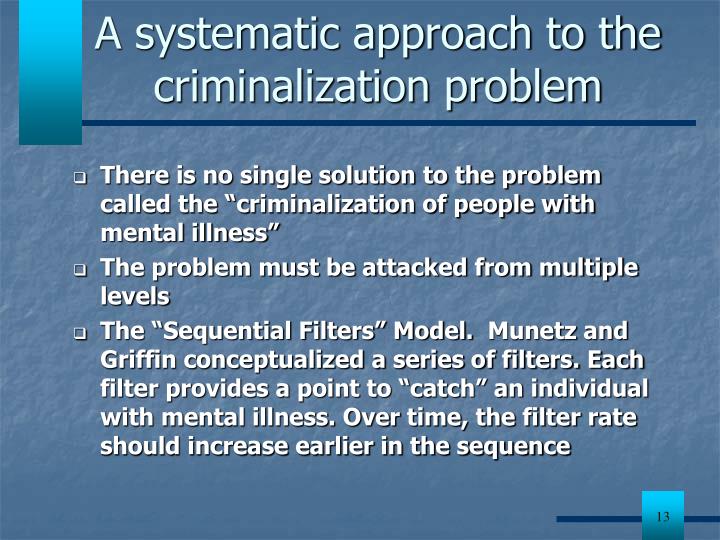 PPT - Integrating Mental Health and Criminal Justice: the Sequential ...