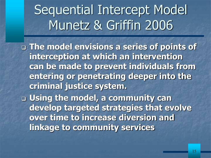PPT - Integrating Mental Health and Criminal Justice: the Sequential ...