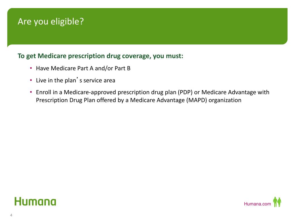 PPT - Humana Prescription Drug Plan Humana Enhanced PDP Humana Complete ...