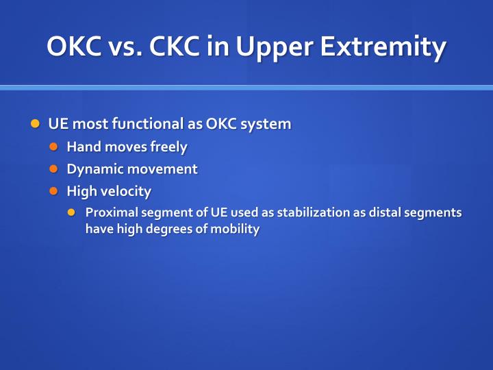PPT - Open-Versus Closed-Kinetic Chain Exercise in Rehabilitation ...