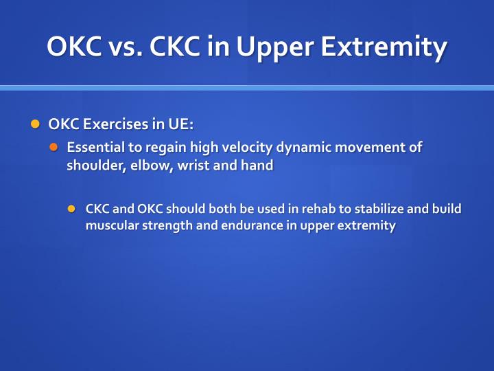 PPT - Open-Versus Closed-Kinetic Chain Exercise in Rehabilitation ...