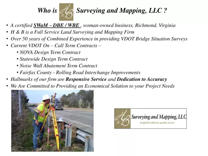PPT - Who is Surveying and Mapping, LLC ? PowerPoint Presentation, free ...