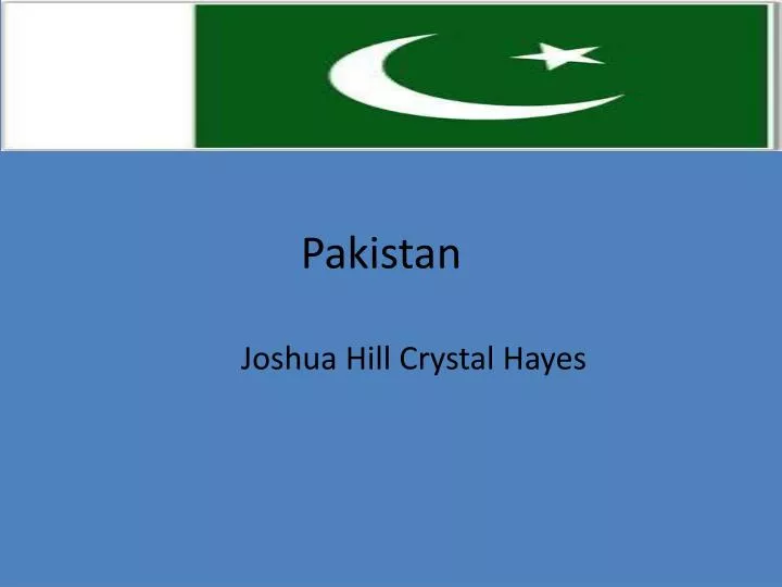 PPT - Pakistan PowerPoint Presentation, free download - ID:2021233