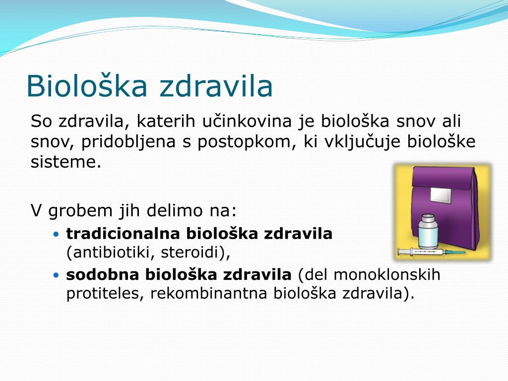PPT - O pravilni in varni uporabi zdravil BIOLOŠKA ZDRAVILA PowerPoint ...