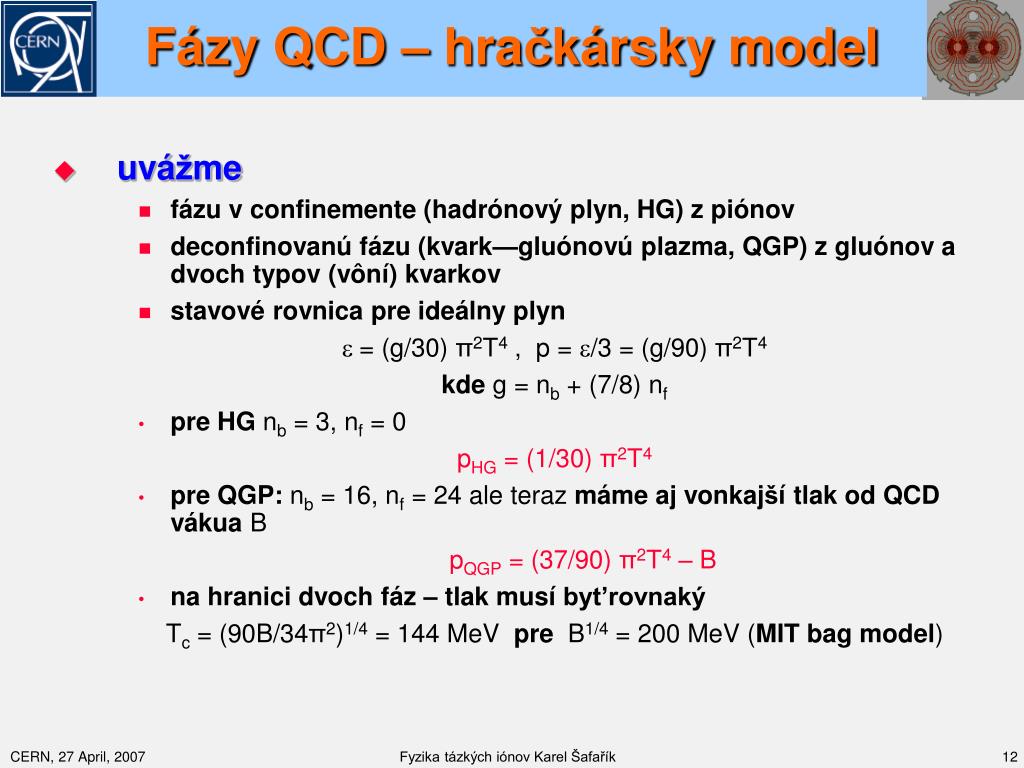 PPT - Fyzika s ťažkými iónmi alebo mal ý tresk PowerPoint Presentation ...