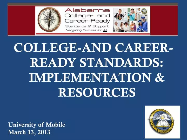 PPT - COLLEGE-AND CAREER-READY STANDARDS: IMPLEMENTATION & RESOURCES ...