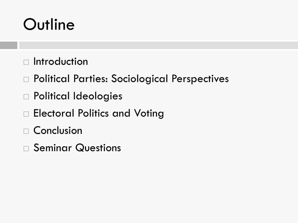 PPT - Political sociology: political parties PowerPoint Presentation ...