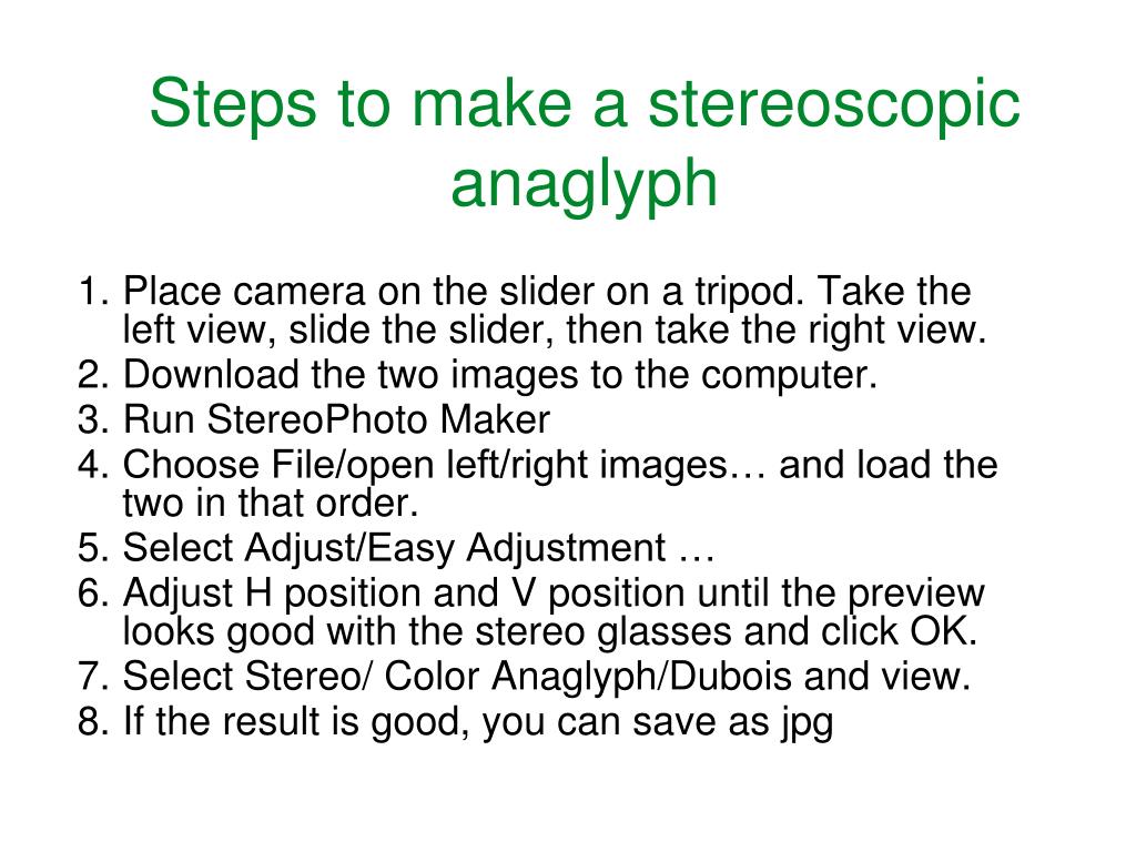PPT - Exploring Stereoscopic Imaging Techniques: A Journey into 3D ...