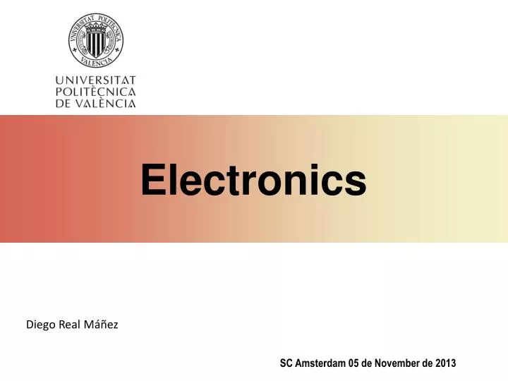 PPT - Electronics PowerPoint Presentation, free download - ID:2023434