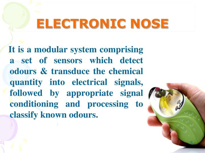 PPT - ELECTRONIC NOSE & E-TONGUE PowerPoint Presentation - ID:2023613