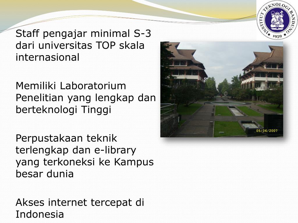 PPT - INSTITUT TEKNOLOGI BANDUNG PowerPoint Presentation, free download ...