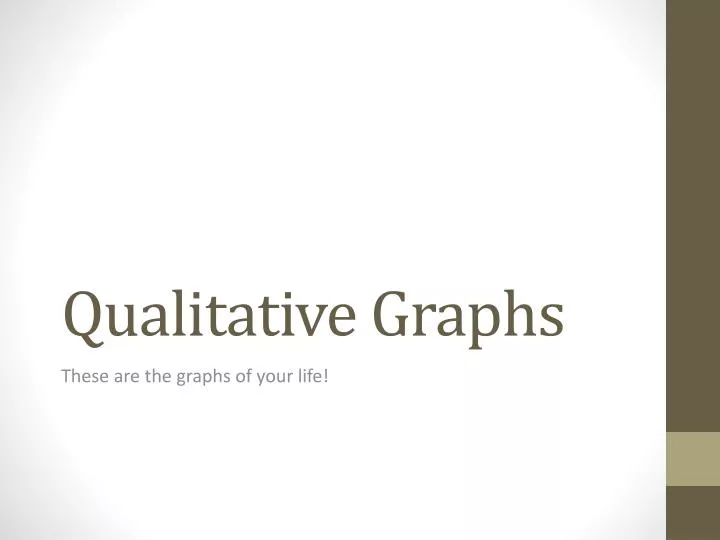 PPT - Qualitative Graphs PowerPoint Presentation, free download - ID ...