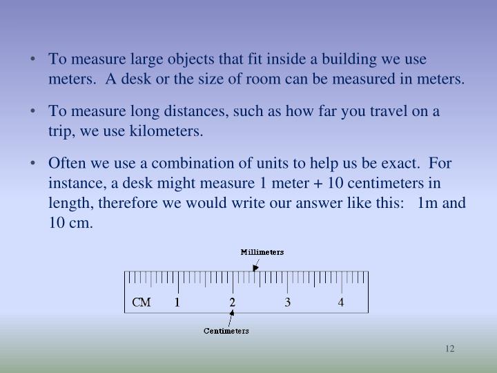 PPT - Metric Measurement PowerPoint Presentation - ID:2024465