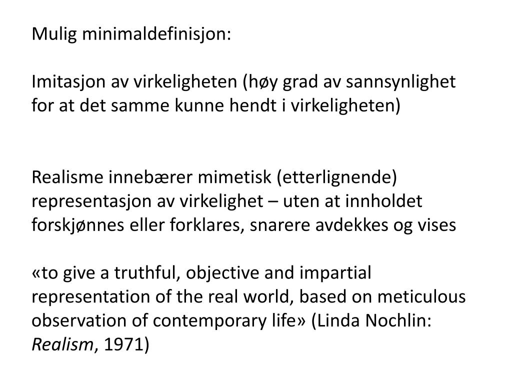 PPT - Realismen og naturalismen PowerPoint Presentation, free download ...