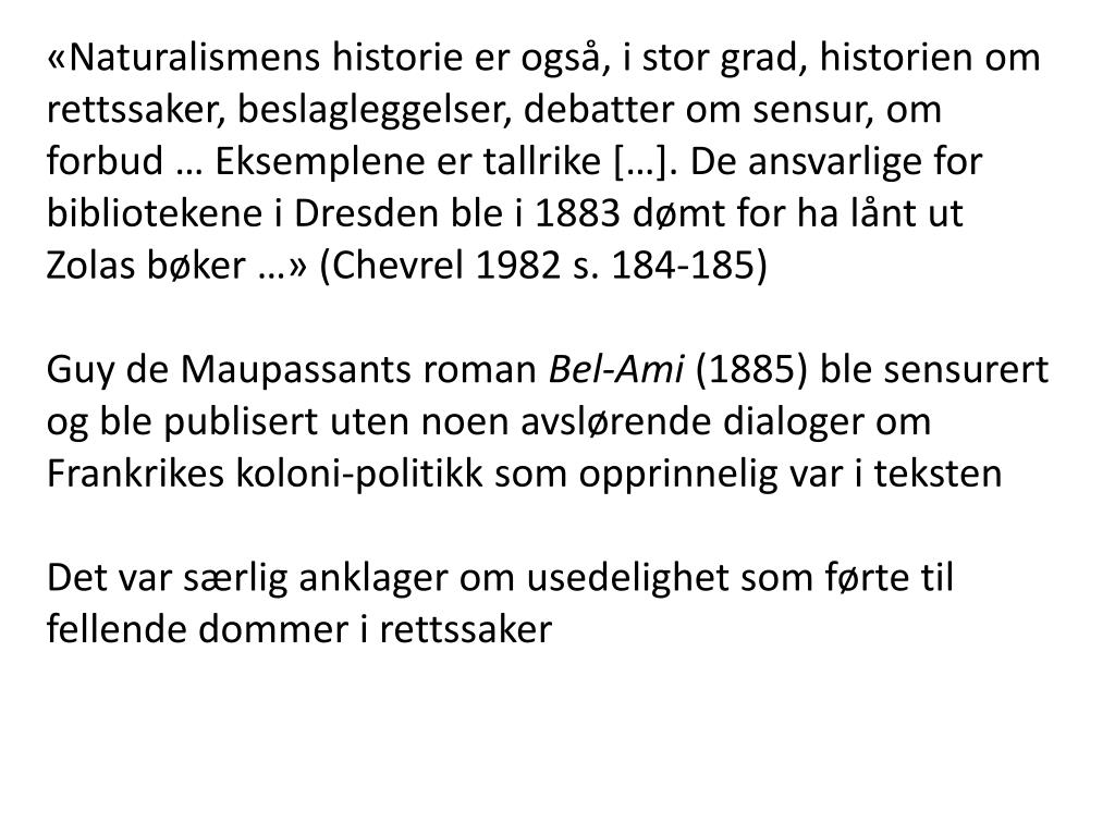 PPT - Realismen og naturalismen PowerPoint Presentation, free download ...