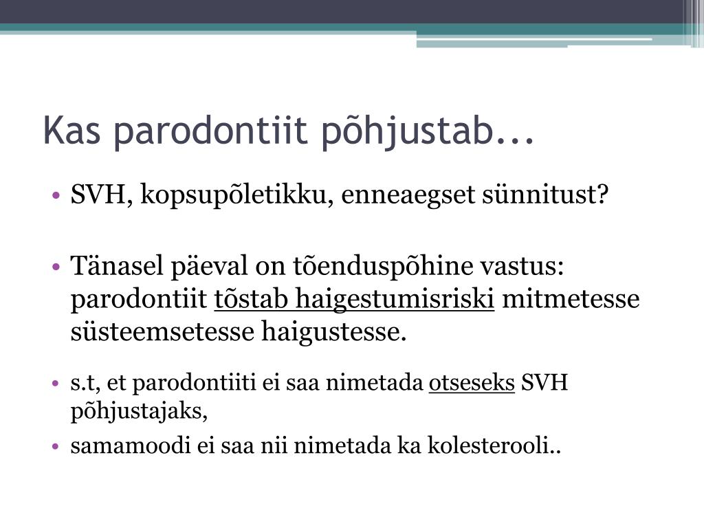 PPT - Suu ja südametervise seostest TAI 18.mai LOENG PowerPoint ...