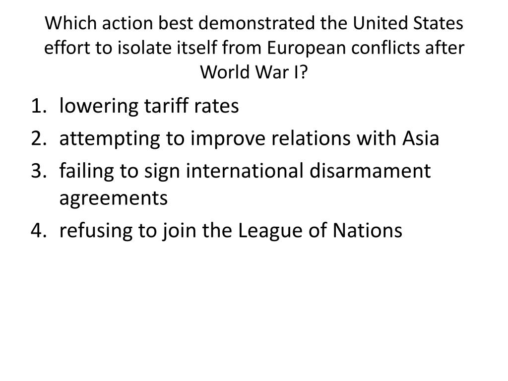 PPT - A TRADITION OF NEUTRALITY. Give historical examples of America’s ...