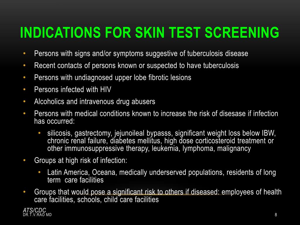PPT - Tuberculin skin Testing Mantoux tuberculin skin test PowerPoint ...