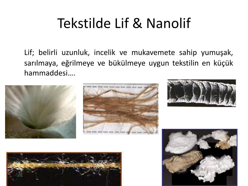 PPT - TEKSTİLDE NANOLİFLER, KULLANIM ALANLARI VE NANOLİF ÜRETİM ...