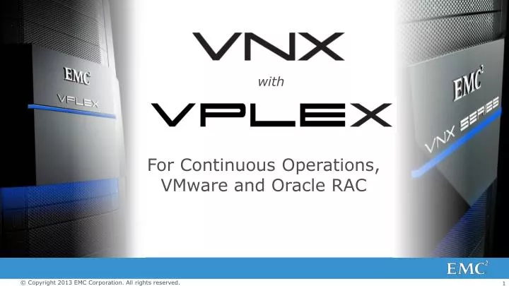 PPT - For Continuous Operations, VMware and Oracle RAC PowerPoint ...