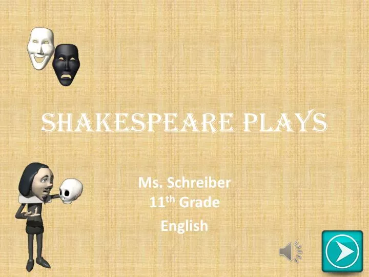 PPT - Shakespeare Plays PowerPoint Presentation, free download - ID:2025885