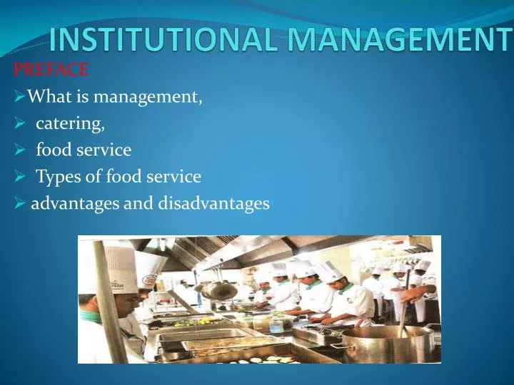 PPT - INSTITUTIONAL MANAGEMENT PowerPoint Presentation, free download ...