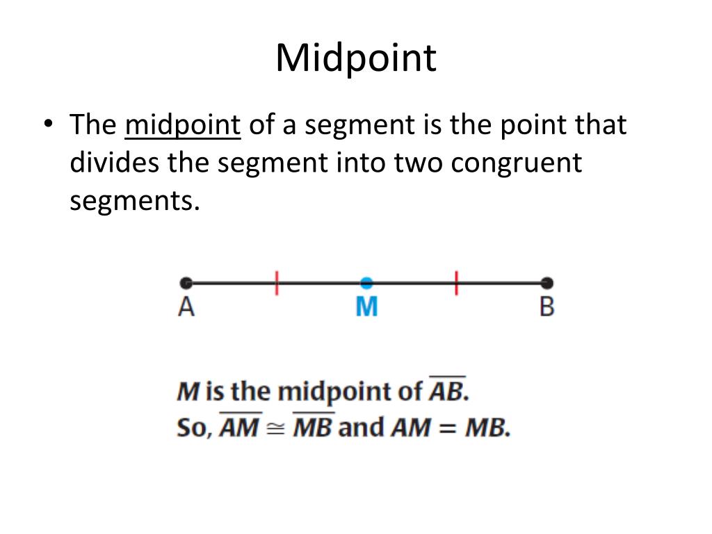 PPT Midpoints Bisectors PowerPoint Presentation Free Download ID