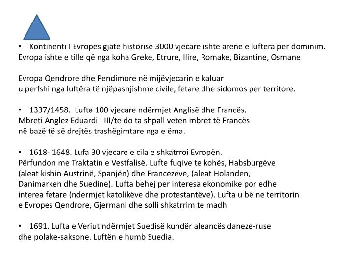 PPT - BASHIMI EVROPIAN HISTORIKU TRAKTATI I CELIKUT DHE THENGJILLIT ...