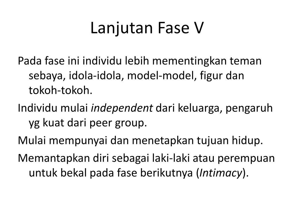 PPT - Perkembangan Psikologi Bayi - Remaja PowerPoint Presentation ...
