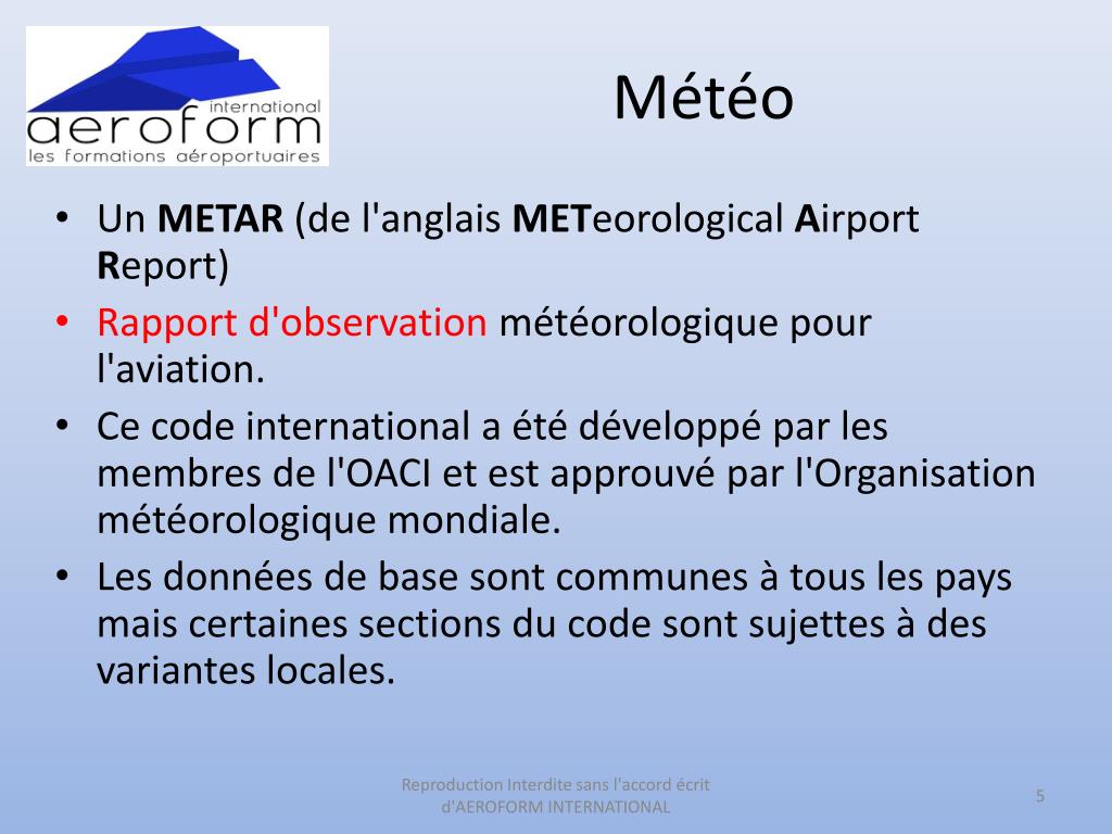 PPT - Météo PowerPoint Presentation, free download - ID:2026915
