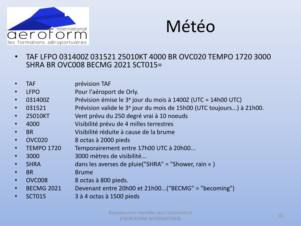 PPT - Météo PowerPoint Presentation, free download - ID:2026915