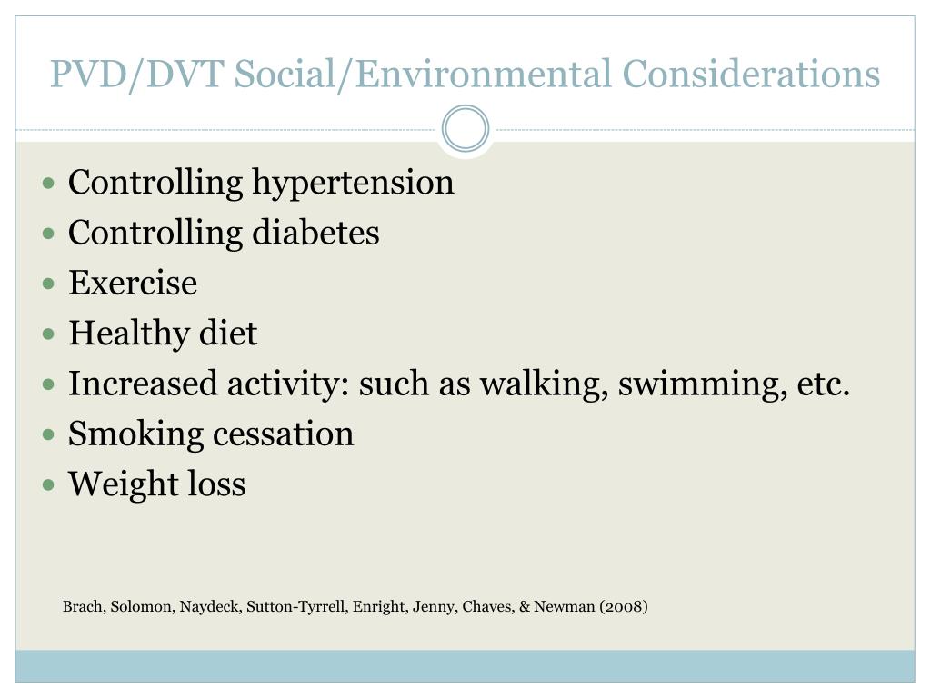 PPT - Peripheral Vascular Disease/Deep Vein Thrombosis PowerPoint ...