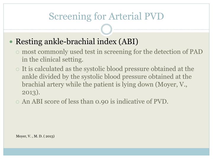 PPT - Peripheral Vascular Disease/Deep Vein Thrombosis PowerPoint ...