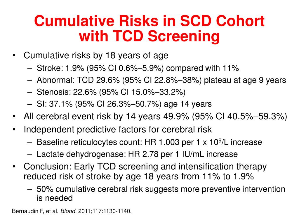 PPT - Cerebral Infarcts in Patients with Sickle Cell Disease PowerPoint ...