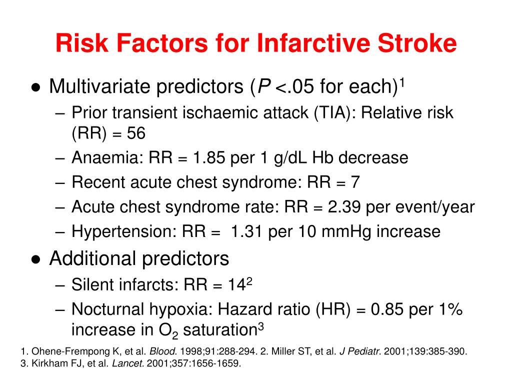 PPT - Cerebral Infarcts in Patients with Sickle Cell Disease PowerPoint ...
