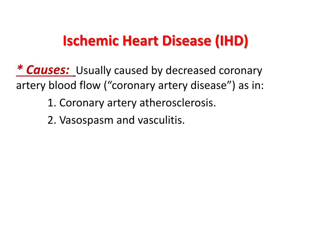 Ppt Ischemic Heart Diseases Powerpoint Presentation Free Download